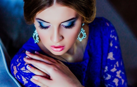 Blue Lady - Photography & Abstract Background Wallpapers on Desktop ...