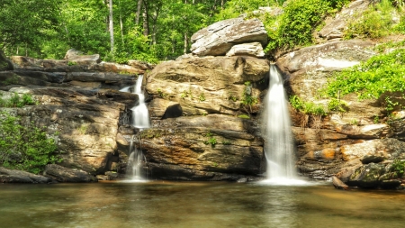 Cheaha Falls, Lineville, Alabama - Waterfalls & Nature Background ...