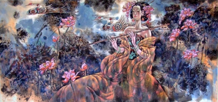 Flute singer - Fantasy & Abstract Background Wallpapers on Desktop ...