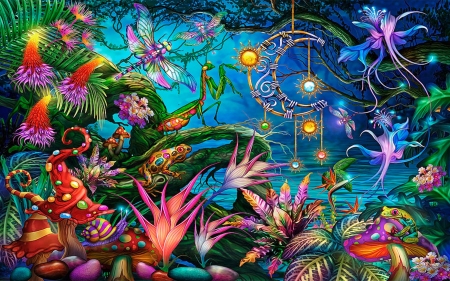 Faery Forest - Fantasy & Abstract Background Wallpapers on Desktop ...