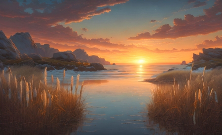 The Sunset Afterglow - Sunsets & Nature Background Wallpapers on ...