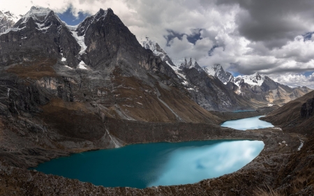 Lakes in the Peruvian Andes - Lakes & Nature Background Wallpapers on ...